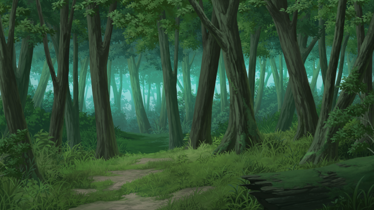 forest stage (escenario bosque) by qDANp