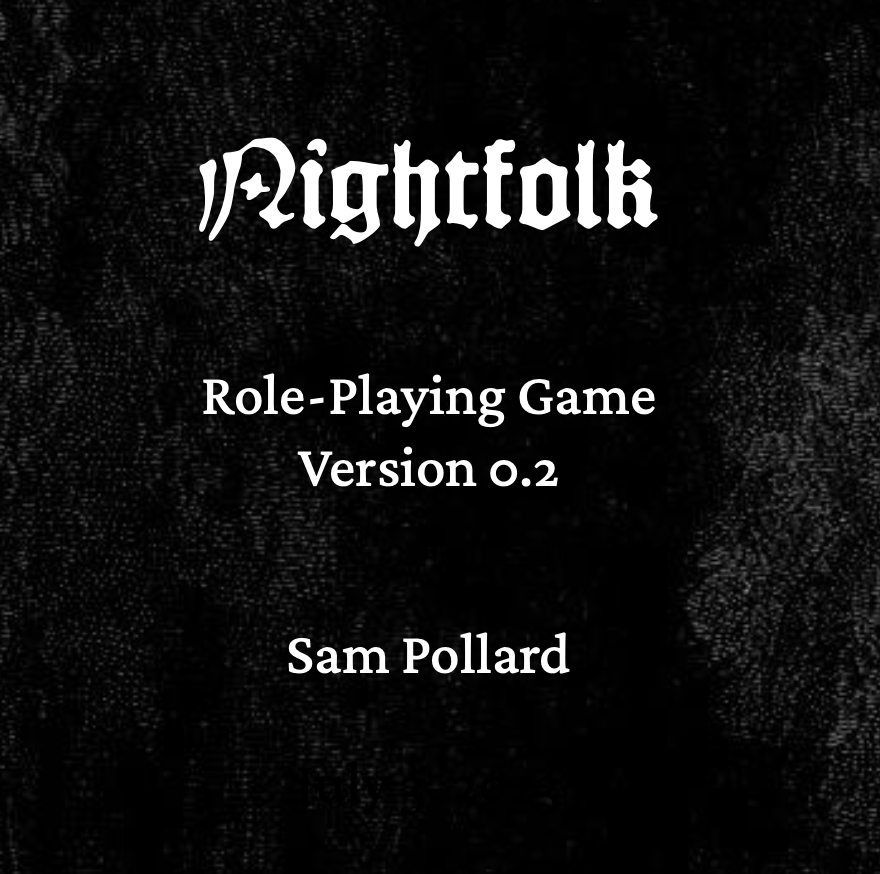 New Cover and Other Updates - Nightfolk by sam-pollard