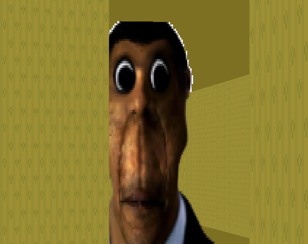 Obunga horror game shooter labyrinth 3D by HanBabai