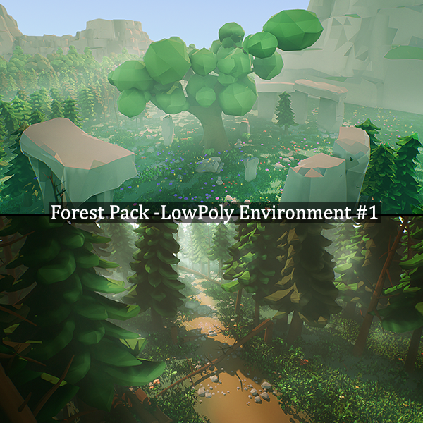 Forest Pack - Low Poly Environment by FullMoon3D