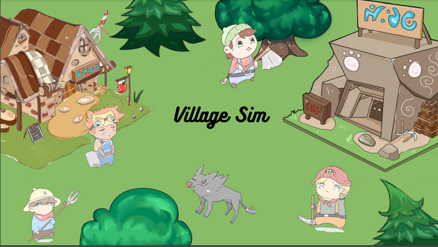 Village Sim by Saran Lalert, Advaith18, Anubeon, PhilD