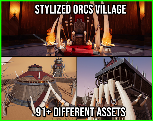 [UE4/5] Stylized Orc Village by 3DC_DanieleCalvi
