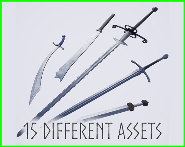 [UE4/5] Weapons Series - Swords - Mini Pack by 3DC_DanieleCalvi
