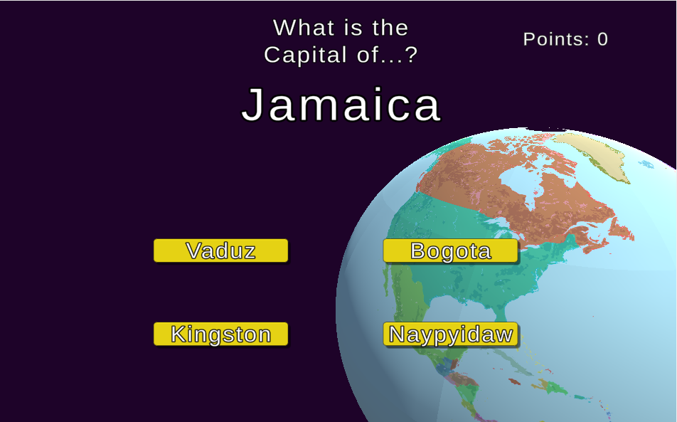 World Capitals Quiz by ROSSCO Games for GMTK Game Jam 2023 - itch.io