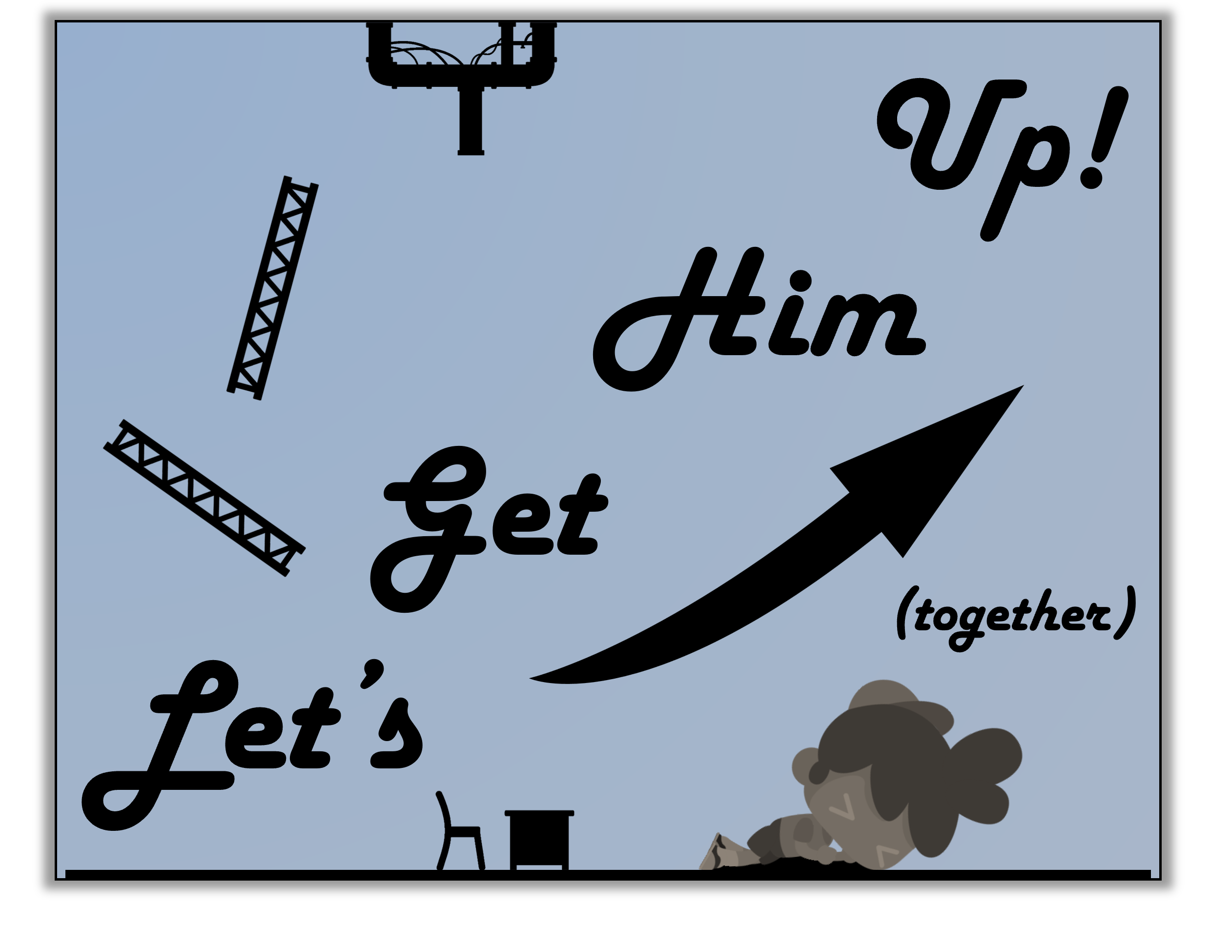 Lets Get Him Up Together By Sh0rtcut457 Yurhi For Gmtk Game Jam 2023