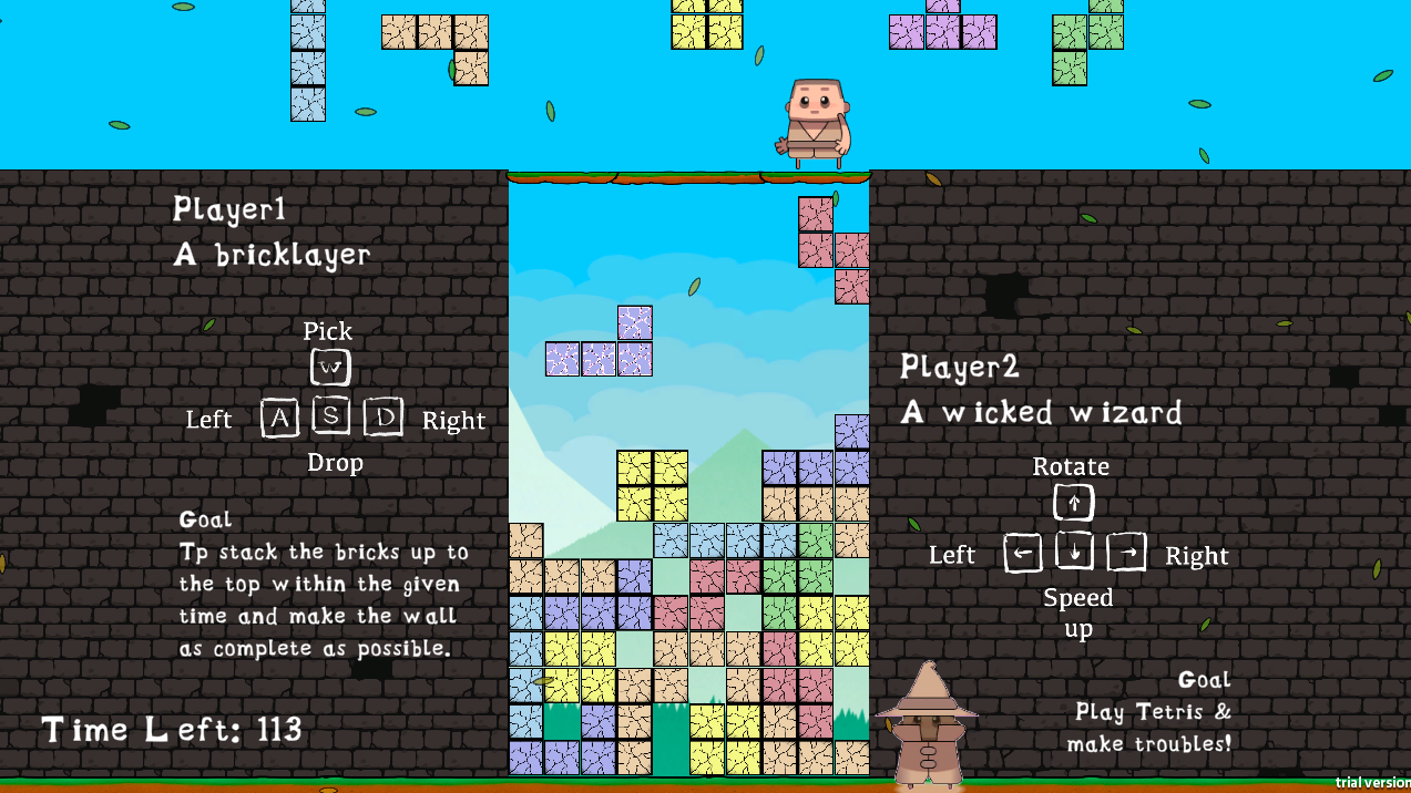 Bricklayer vs. Tetris by Chika for GMTK Game Jam 2023 - itch.io