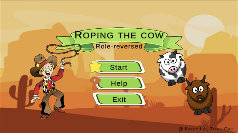 Roping The Cow Reversed by gao3160679, kathyliu23 for GMTK Game Jam ...