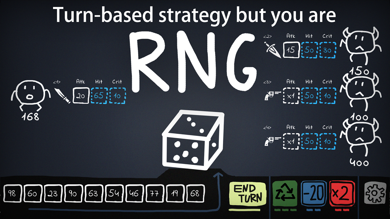 Turn-based strategy but you are RNG by PeDev