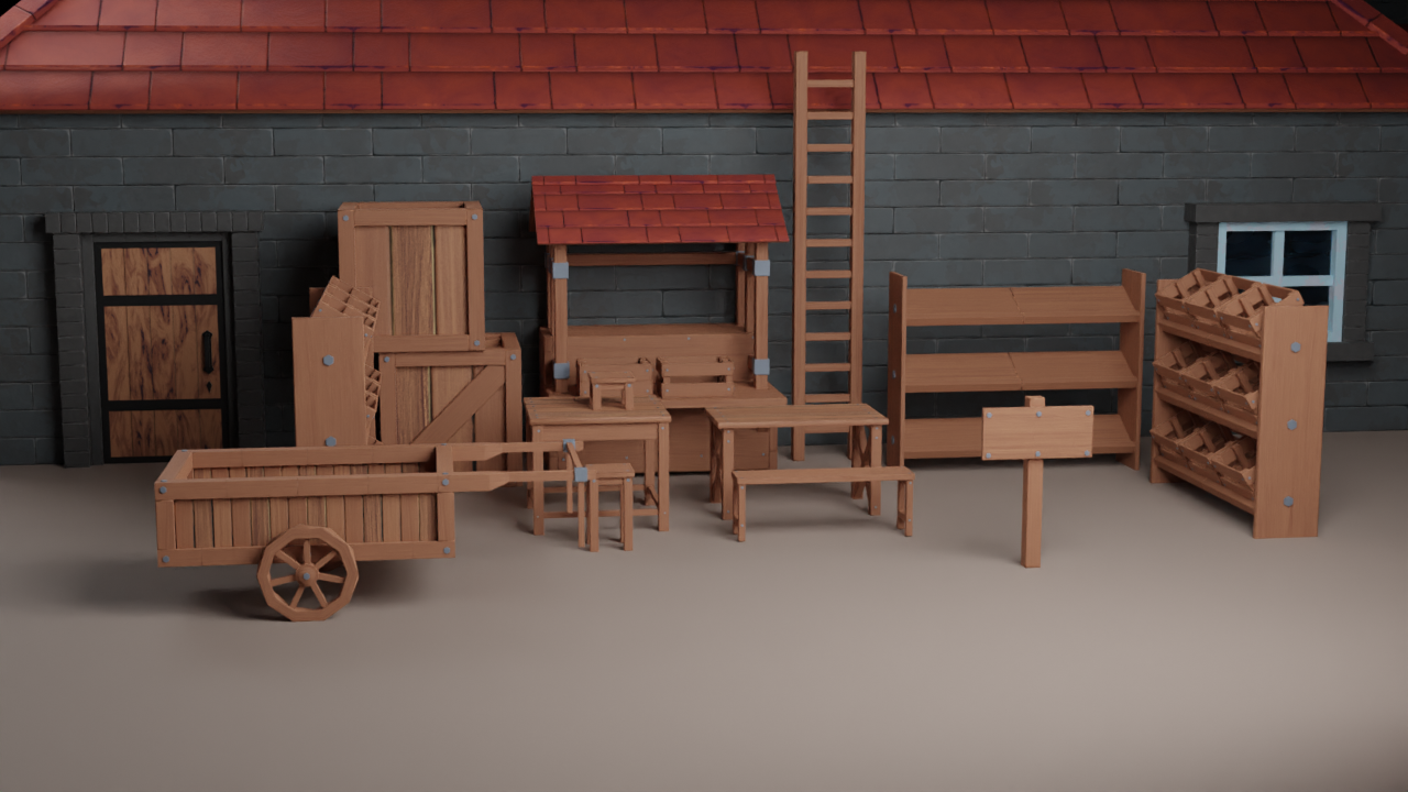 Wood props by loafbrr