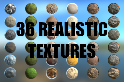 Realistic Terrain Textures - 36 Pack by JackaPacka