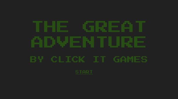THE GREAT ADVENTURE 1 by Click_It_Games_Studio
