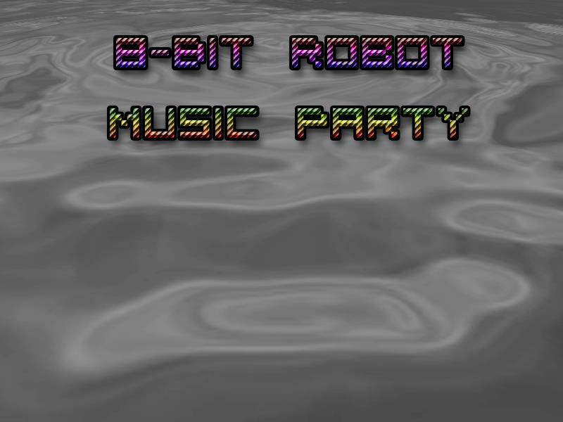 8-Bit Robot Music Party by YoruNoHikage