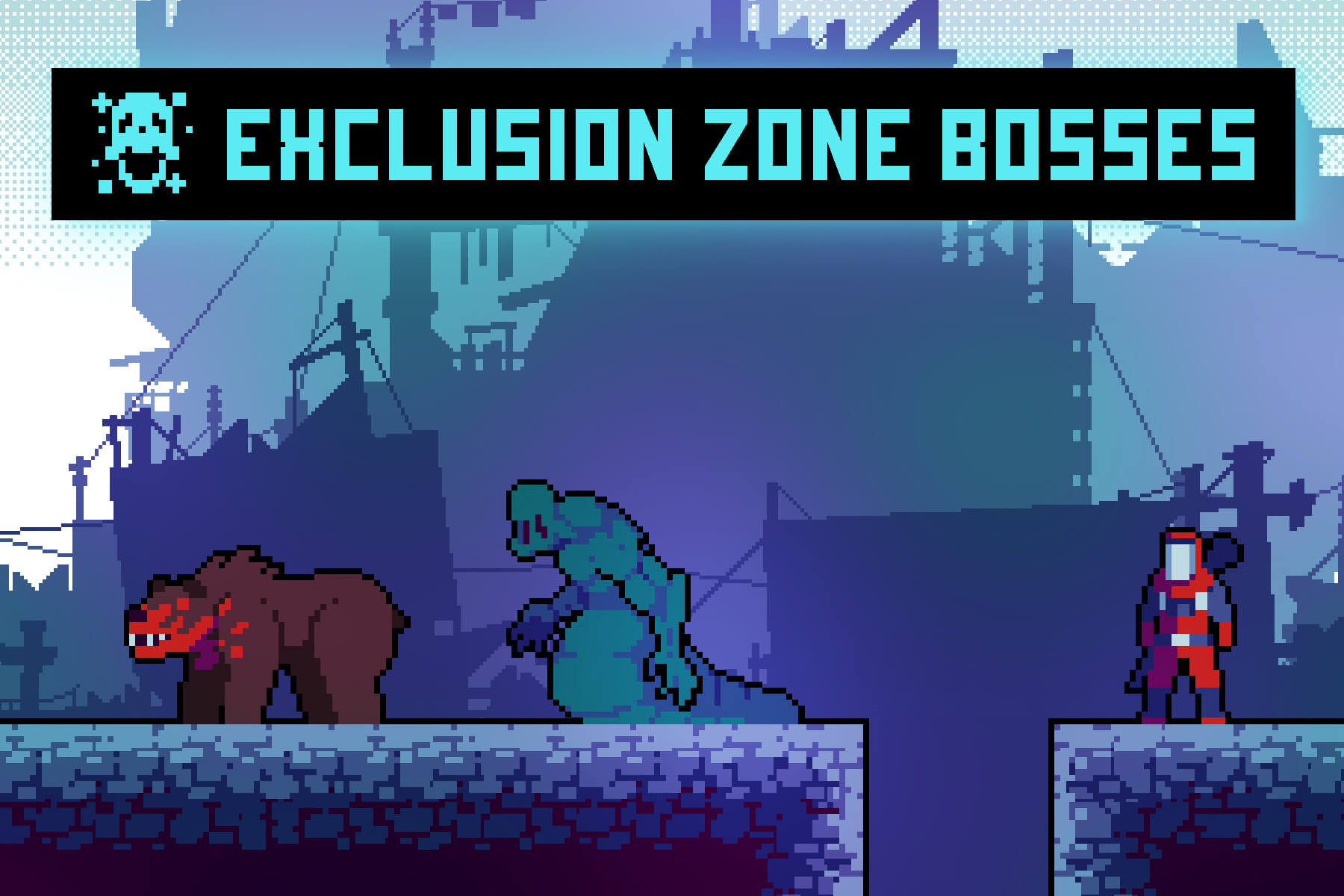 Monsters from the Exclusion Zone Pixel Art by Free Game Assets (GUI ...