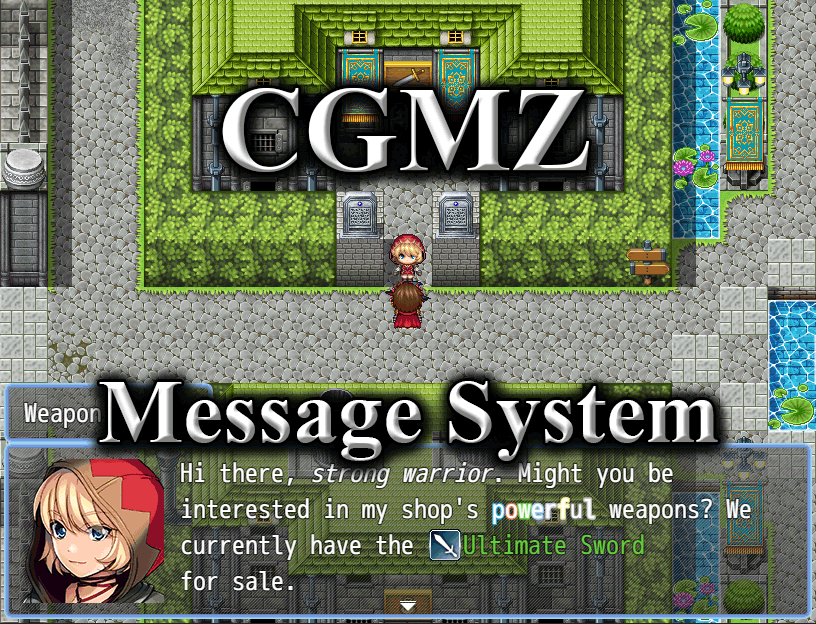 [CGMZ] Message System for RPG Maker MZ by Casper Gaming
