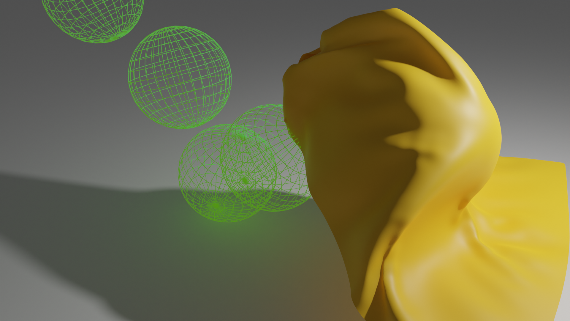 Physics simmulation in Three.js by 321ken