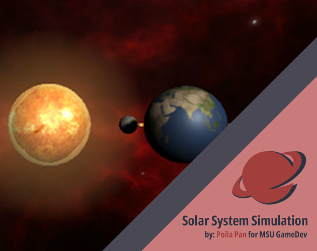 Solar System Simulation for MSU Gamedev by poila