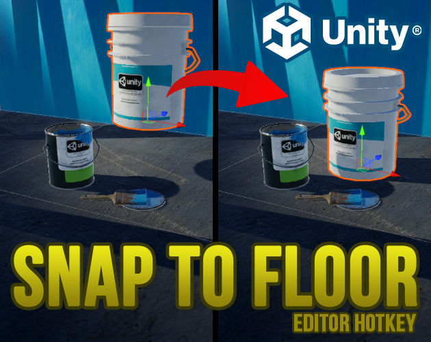 Snap To Floor (Unity Plugin) by miraclewhips