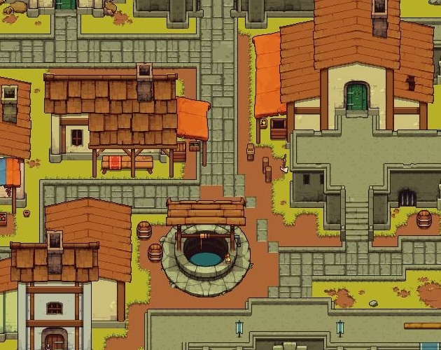 Top-Down medieval town tileset 16x16 by PEkinczyk