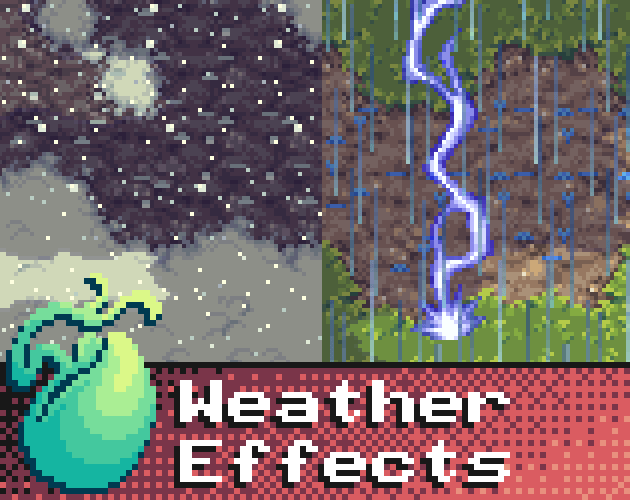 Pixel Art Effects - Weather by Seliel the Shaper