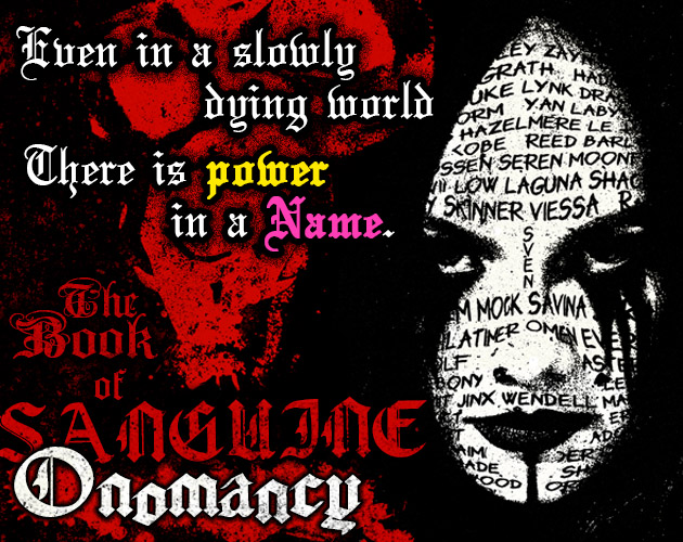 The Book of Sanguine Onomancy by Grim Goat Games