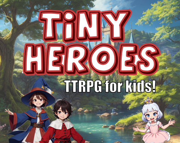 Tiny Heroes by BlackDragonBE for One-Page RPG Jam 2023 - itch.io