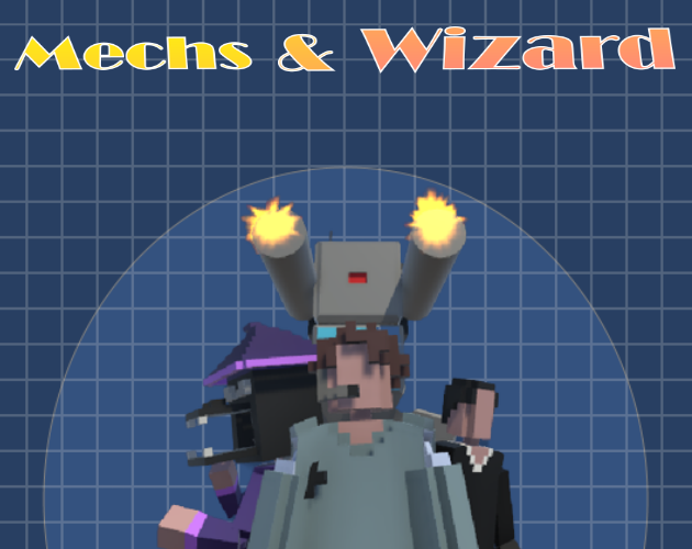 Mechs & Wizard by helisoya