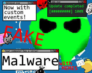 Fake Malware - Troll Tool (Prank your friends) by Henrr0ry