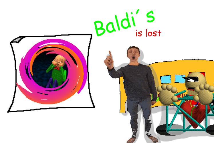 Baldi is lost:Chapter one by DelGeez