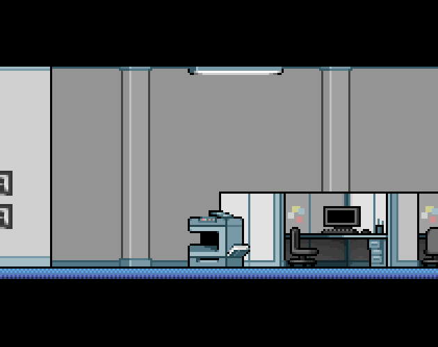 2D Sidescroller Office Tileset by rixitic