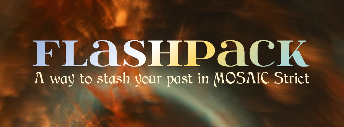 Flashpack by meanderxander