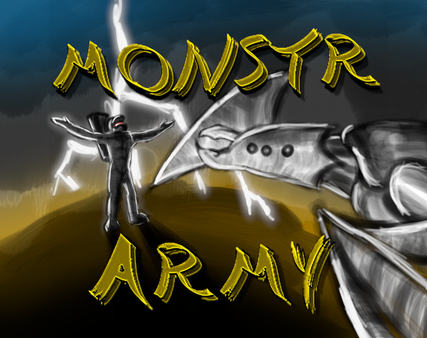 MONSTR ARMY by Dinokaiser, UntrainedMonkey for Godot Wild Jam #59 - itch.io