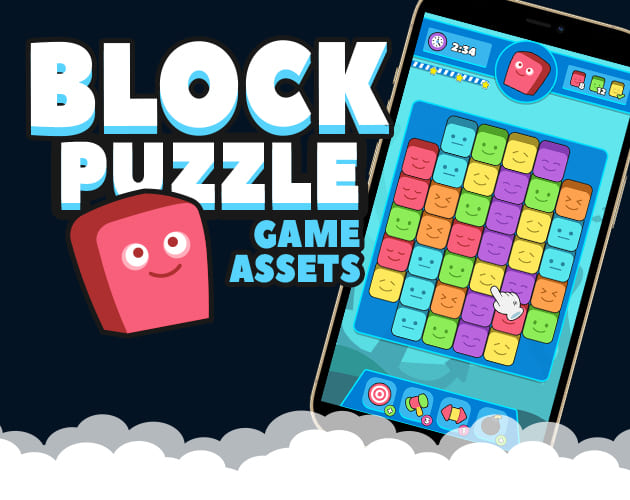 Block Puzzle Game Assets by Renderman