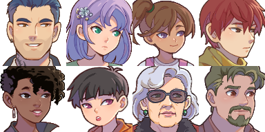 RPG Maker VX Ace faceset + sprite / RTP style by Duskey