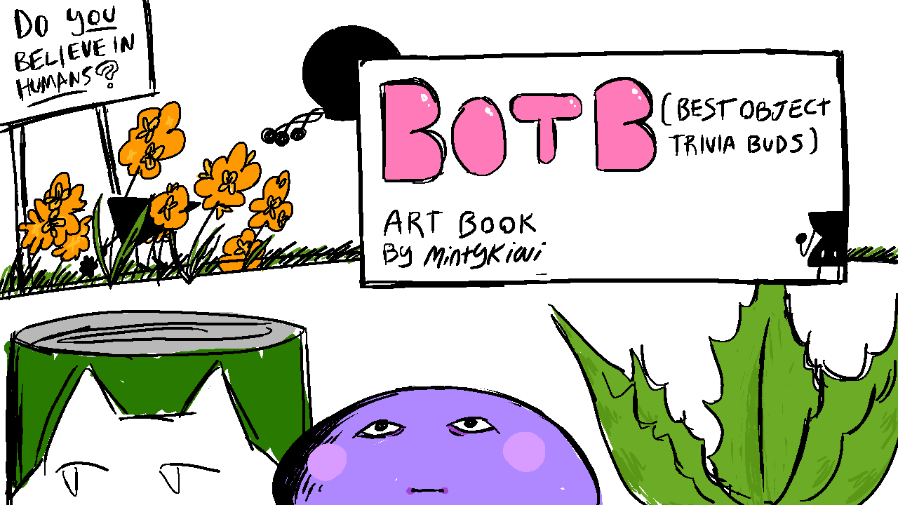 Best Object Trivia Buds Art Book (Chapter 1 Done!) by mintykiwi for Itch.io Summer Bundle ...