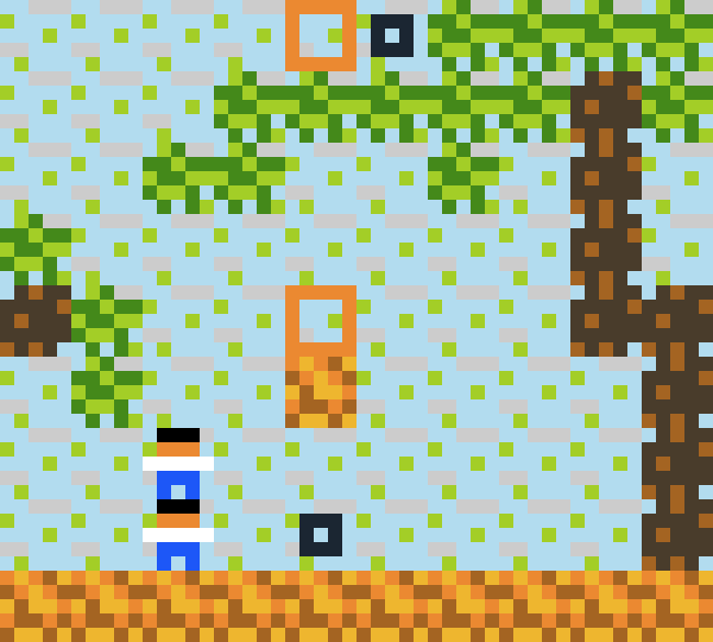 Simple Block Pushing Platform Game by yergicol