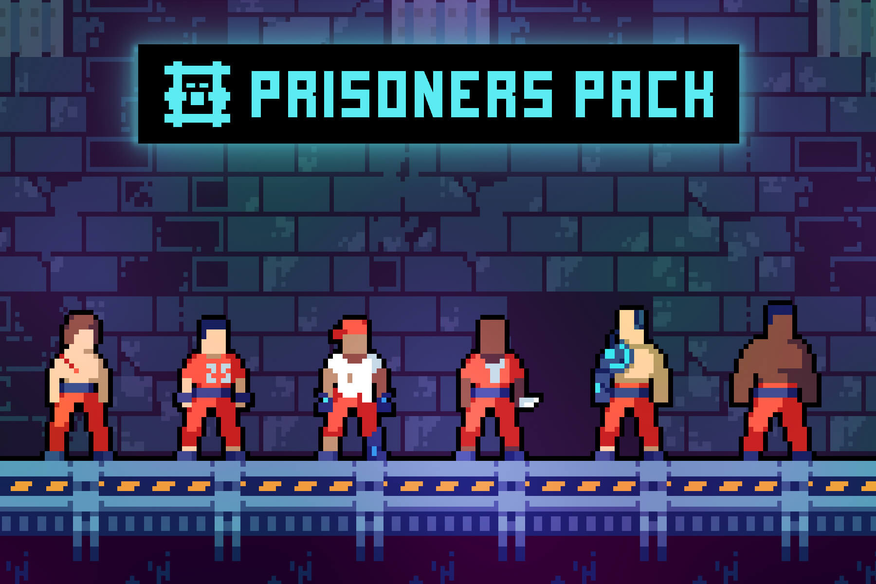 Prisoner Characters for Platformer by Free Game Assets (GUI, Sprite ...