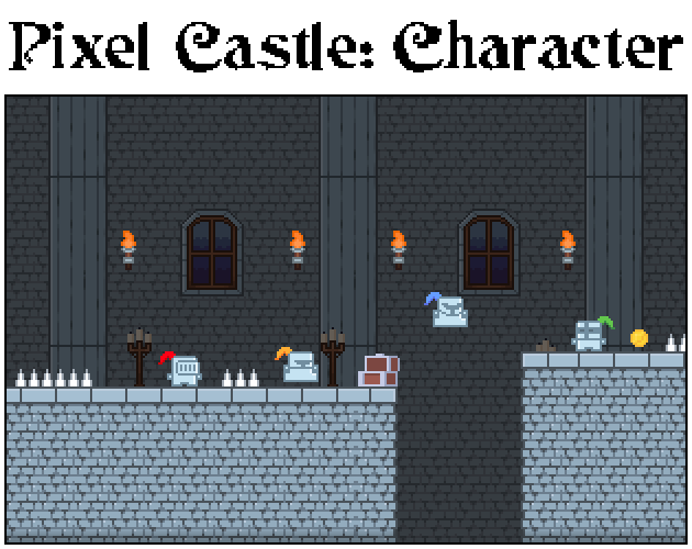 Pixel Castle: Character by Disven