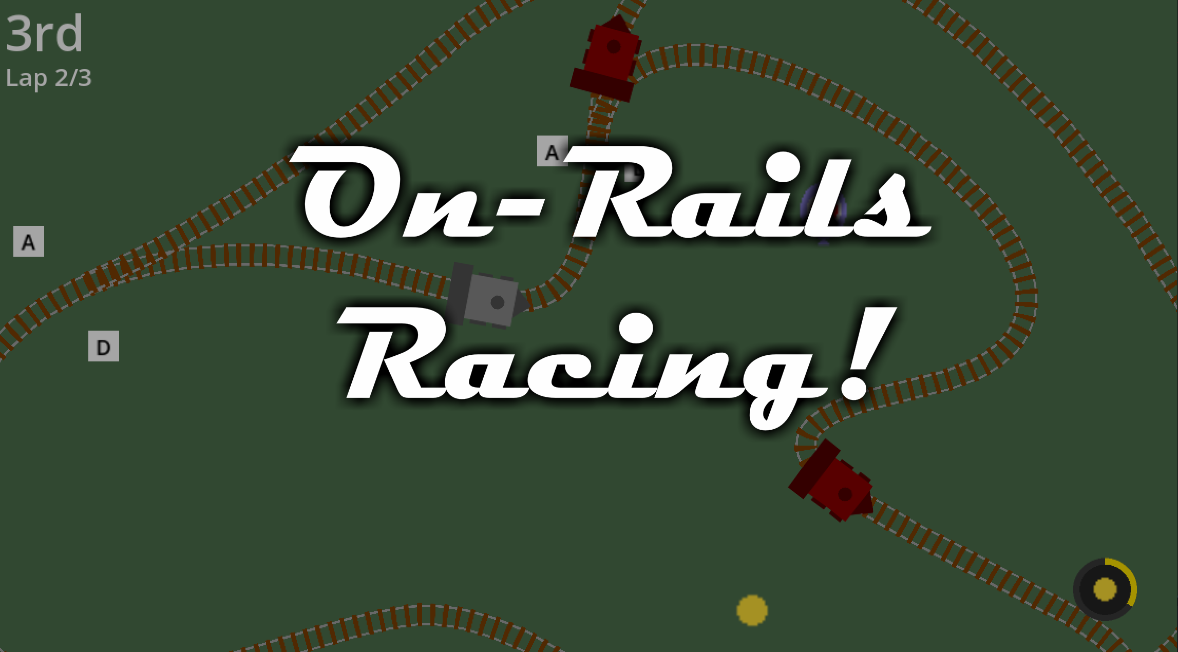 On-Rails Racing! by Moocowsgomoo
