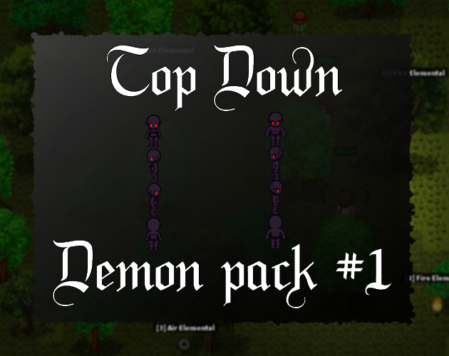Top Down 2D Demon Sprite Pack #1 by Logiklik
