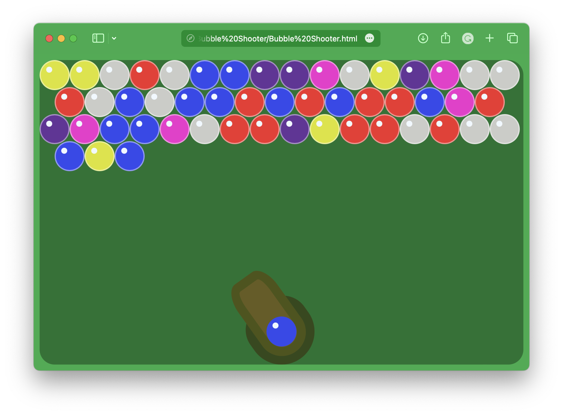 Bubble shooter HTML by Kaladharan Lal