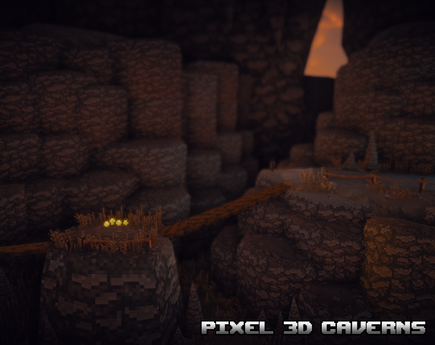 Pixel 3D RPG Caverns Pack by Ultimate_End
