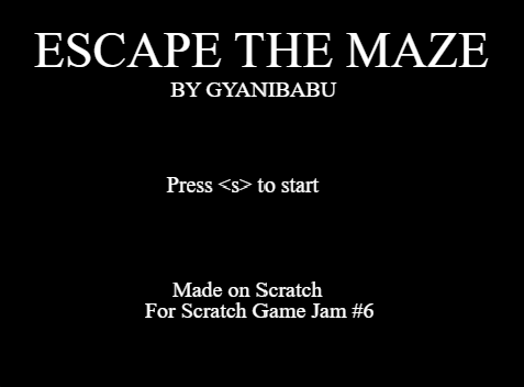 Escape The Maze by GyaniBabu