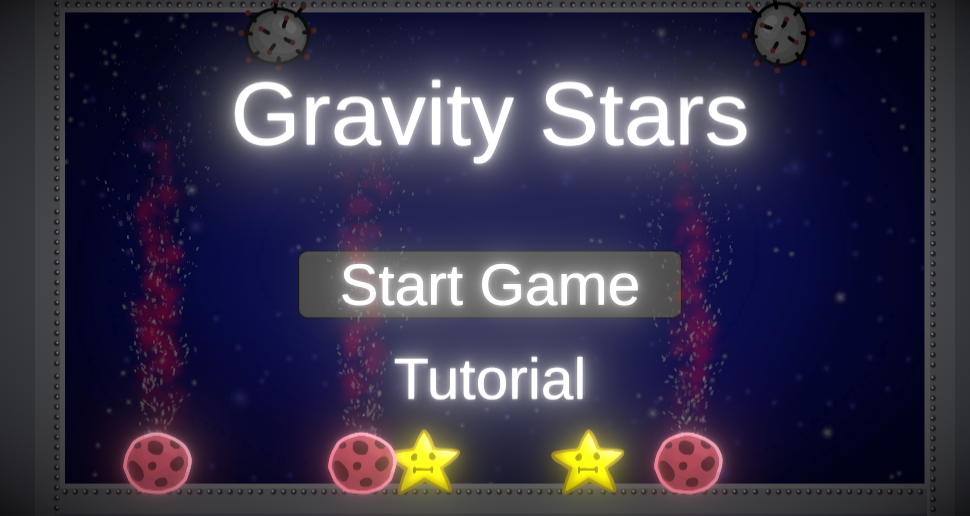 Gravity Stars [BTP, Day 3, Unity] by ceprotypes