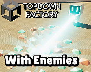Topdown Factory Builder with enemies by Twenmod