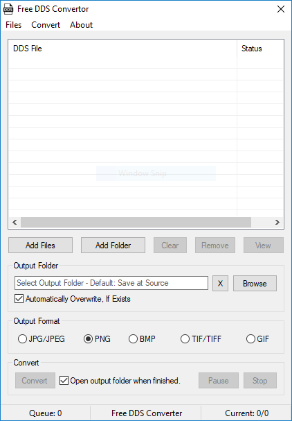 Free DDS Converter by PartTimeCoder
