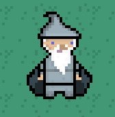 Animated 2D Pixel Wizard Sprite Sheet by zys