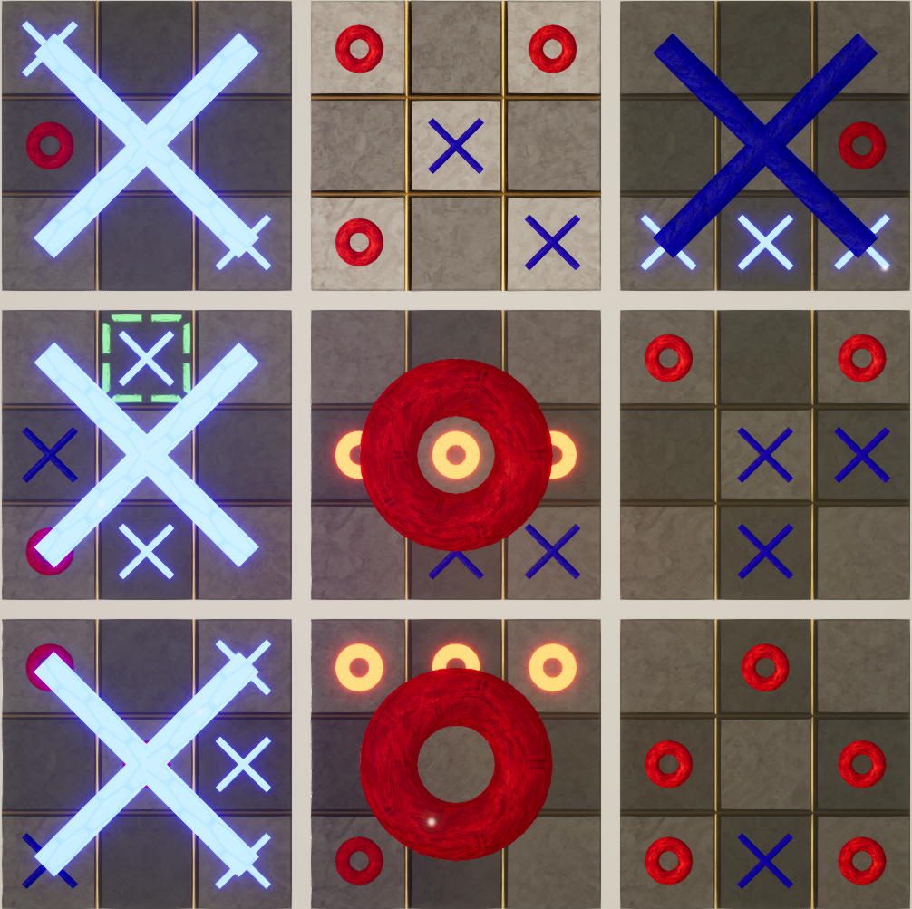 Ultimate Tic Tac Toe by hard-coded