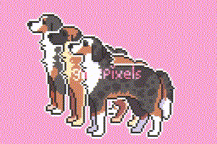 Jump animation - 2D Mountain Dog Sprites by girlypixels