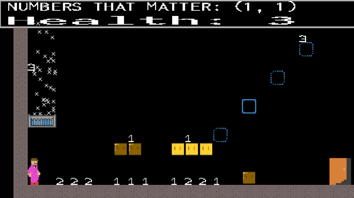 3 Hour Game Jam: Numbers That Matter by grokit