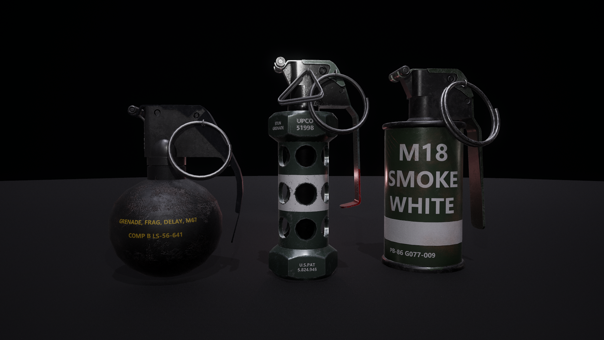 Grenade pack by Nazareno Rojas